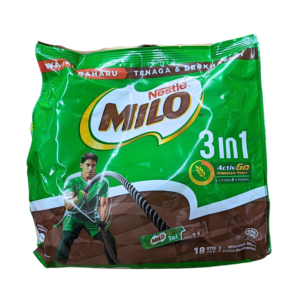 Nestle Milo 3 In 1 Active-Go / Original 18 Stick | Shopee Malaysia