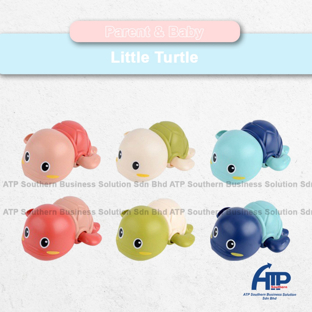 Baby Bathing Swimming Little Turtle and Puffer Fish Toy Kids Toddler ...