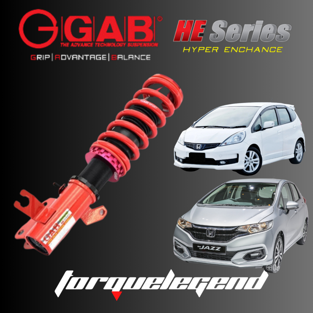 (Honda Jazz GE/GK) GAB HE Series Adjustable Absorber High Low Bodyshift ...