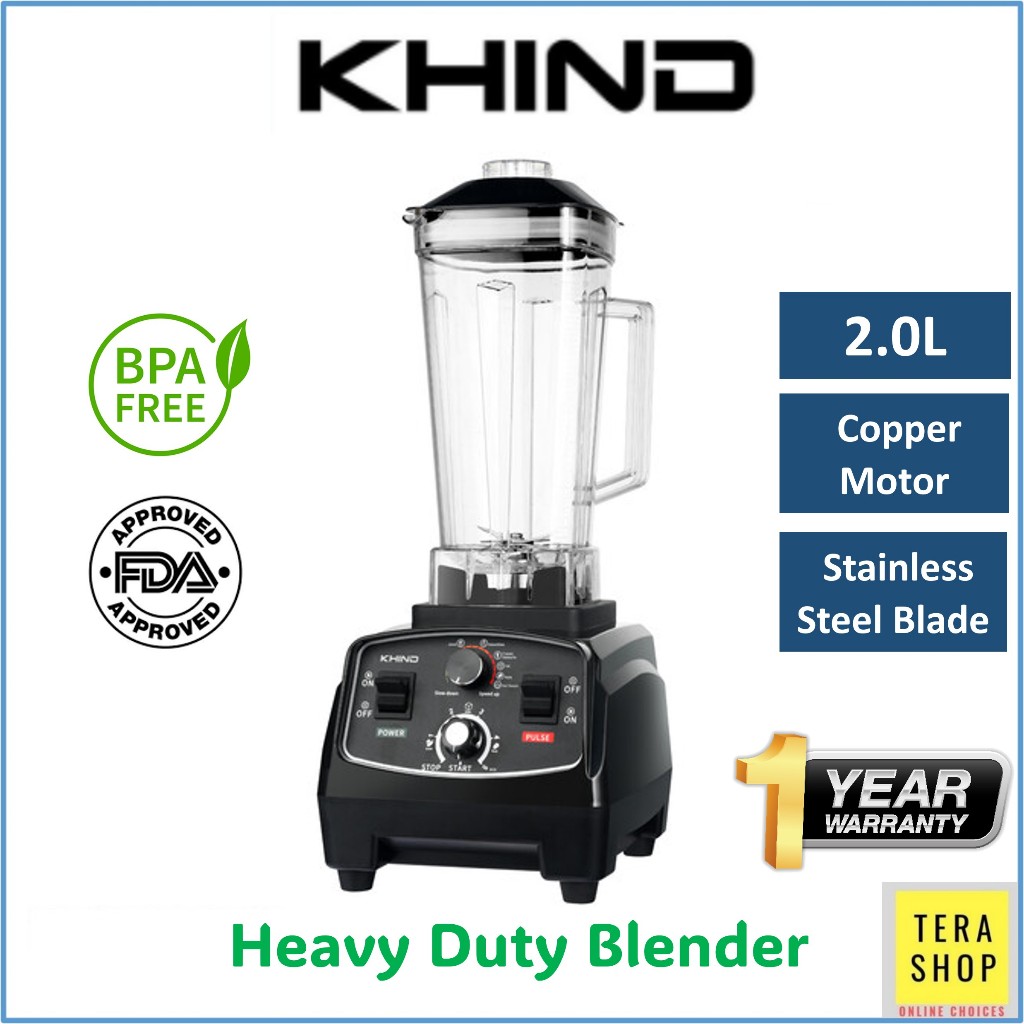 Khind BL2000P Heavy Duty Commercial Blender 2L | Shopee Malaysia
