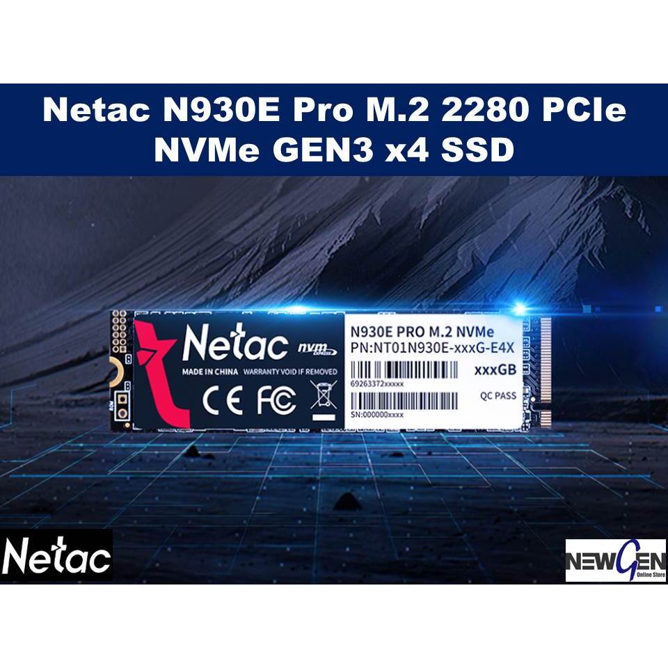 Netac N930E Pro M.2 2280 PCIe NVMe GEN3 x4 SSD | Shopee Malaysia