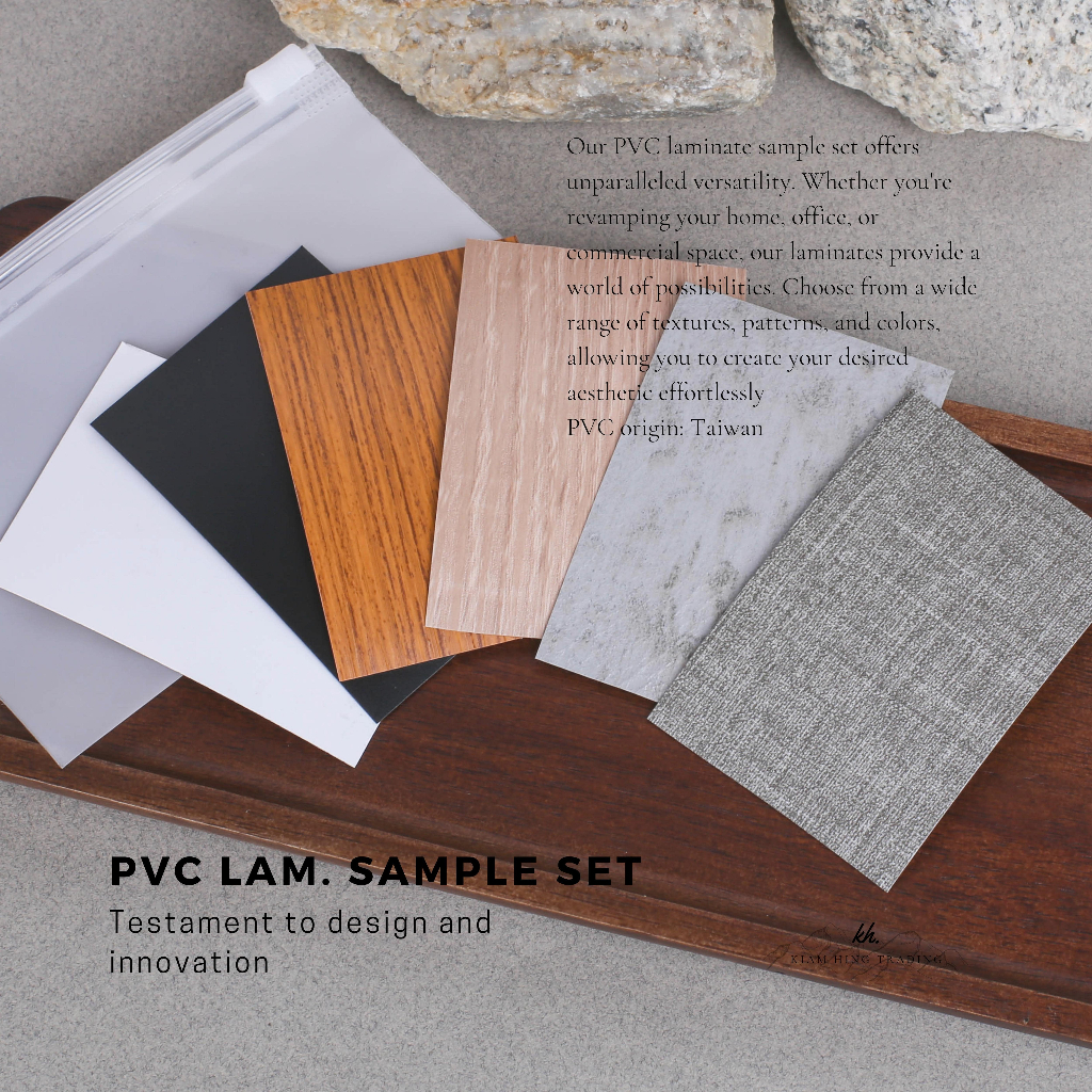 PVC laminated sample set (4ft x 8ft) 3D PVC | Colour PVC palette ...