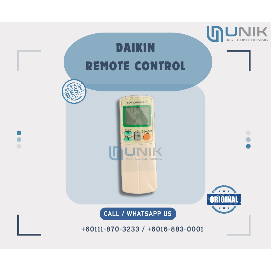 DAIKIN REMOTE CONTROL - 001 | Shopee Malaysia