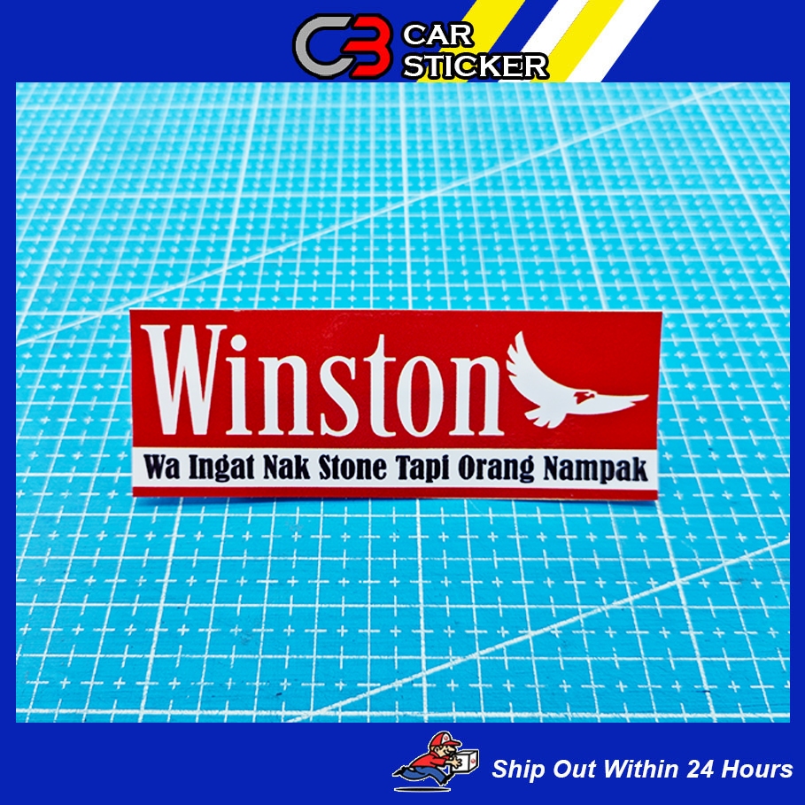 Winstonwa ingat nak stone sticker motor sticker / M235 | Shopee Malaysia