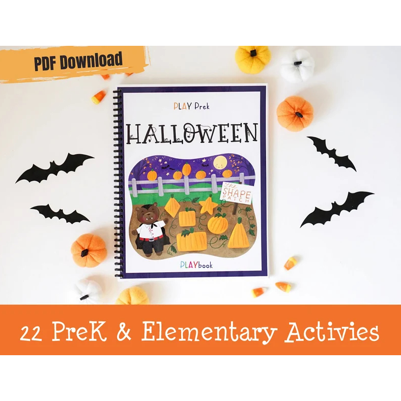 PDF] Halloween Busy Book Quiet Book Preschool Kids Activity Printable ...