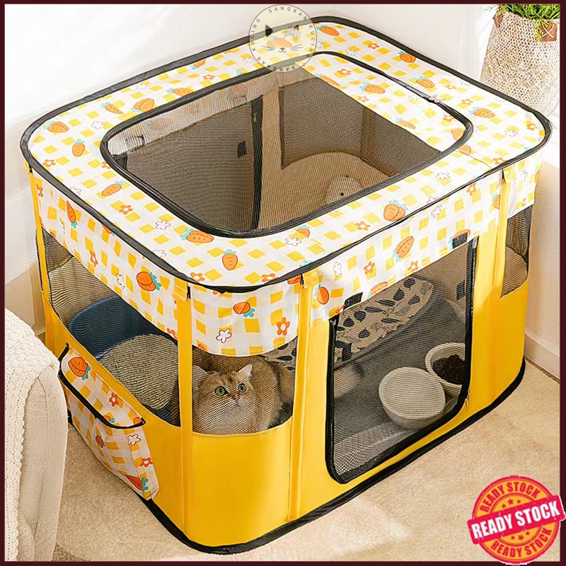 Portable Outdoor Cat Cage Houses For Foldable Indoor Cat Tent Cats ...