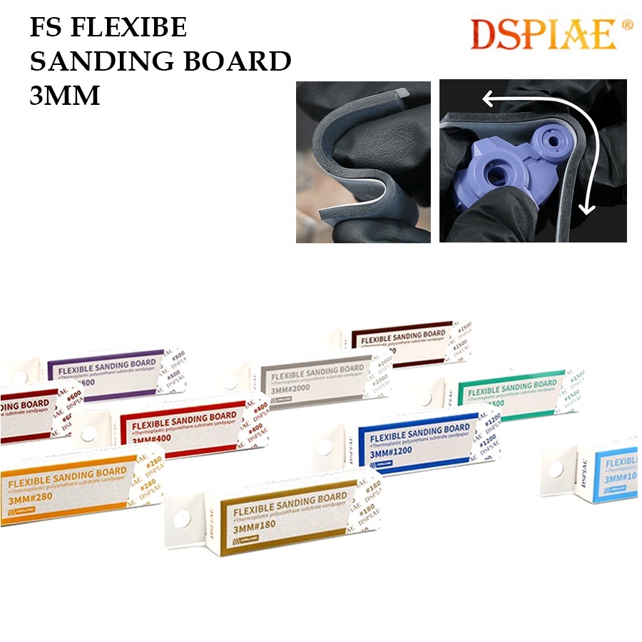 Dspiae FS Series Flexible Sanding Board Set Sandpaper 迪斯派 FS系列 柔性打磨砂纸 ...