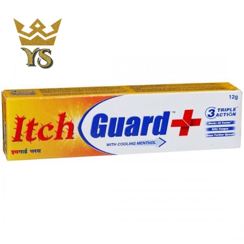 Itch Guard Cream With Cooling Menthol Triple Action 12gm - Work 4 x ...