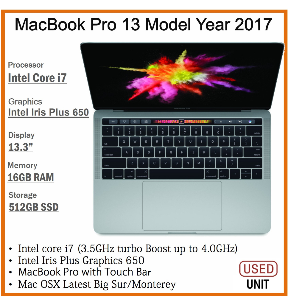 (Refurbished) MBP 13 / 15 / MBA 11 / 13 Core i5 / i7 / i9 / M1 ...