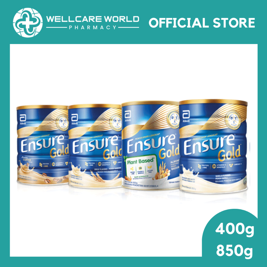 Ensure (Vanilla, Wheat, Coffee,Almond) 400g/ 850g | Shopee Malaysia
