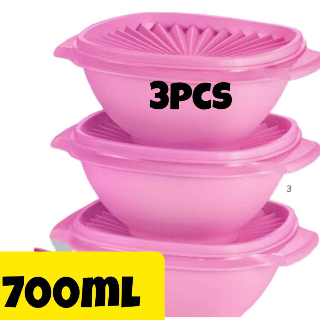 Tupperware Servelier Bowl 700ml(3pcs) | Shopee Malaysia