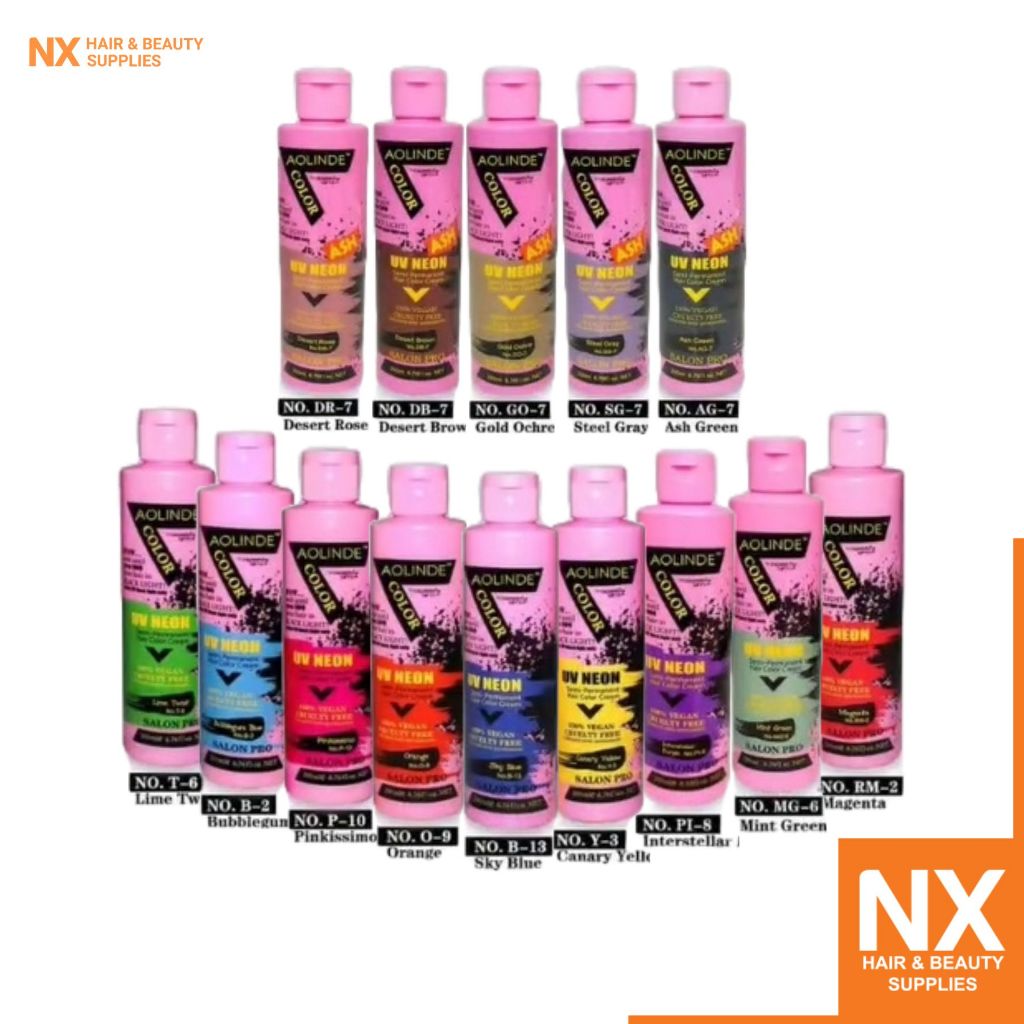 Aolinde Uv Hair Color Highlight Color Neon Hair Color 180ml | Shopee ...