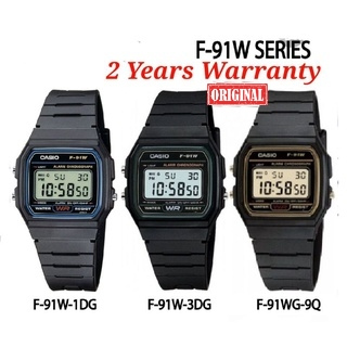 Offer !!! Casio F-91W [2YEARS WARRANTY] Kids Student's Watch F-91W-1 F-91WG-9 F-91W-3D F91W ...