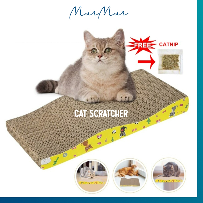 [MurMur] Cat Scratch Board Fun Claw Scratcher | Papan Cakar Kucing ...