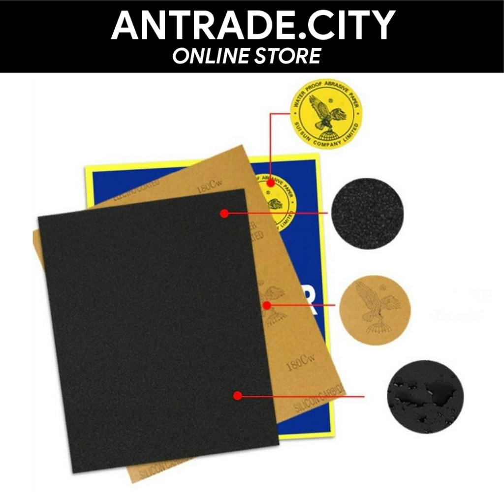 Sand Paper Waterproof Wet Dry Abbrasive Sandpaper Abrasive Kertas Pasir ...