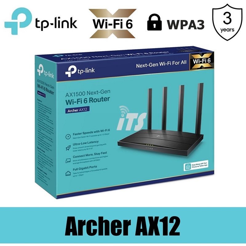 TP-Link AX1500 Next-Gen Wi-Fi 6 Router (Archer AX10 / AX12) | Shopee ...