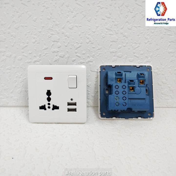 CZ putih suis soket 10a 13a 15a 20a aircond suis heater soket palam ...