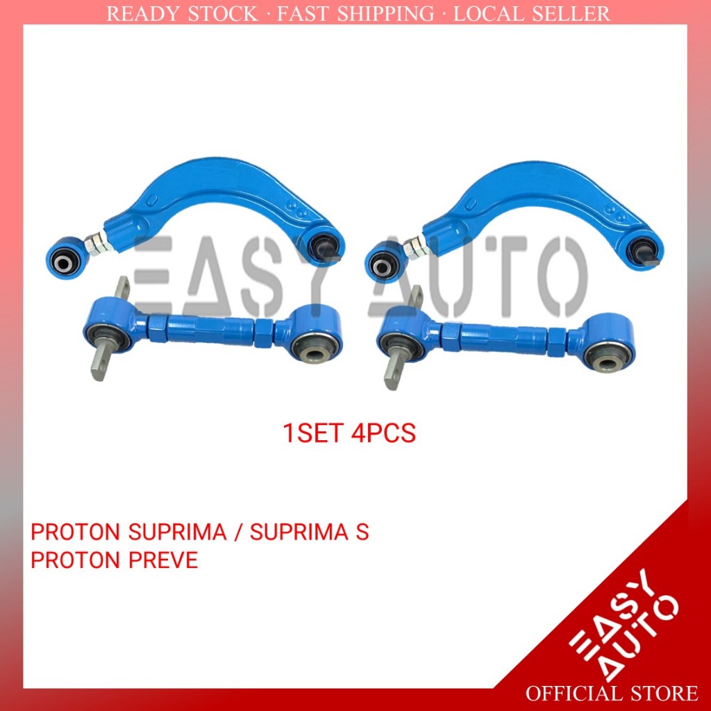 1SET 4 PIECES !! PROTON PREVE/SUPRIMA S -HEAVY DUTY REAR UPPER ARM ...