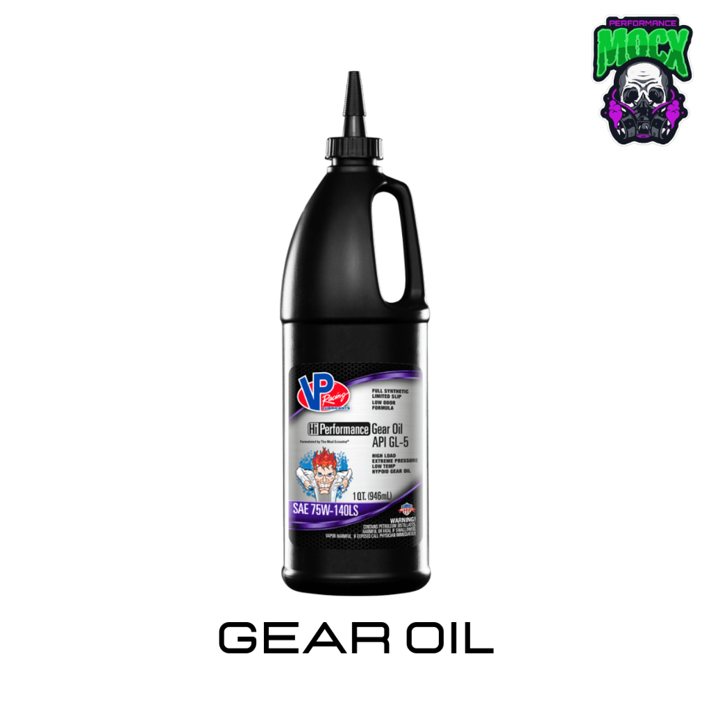VP Racing Hi-Performance Gear Oil SAE 75W-140 LS API GL-5 Synthetic (Qt ...