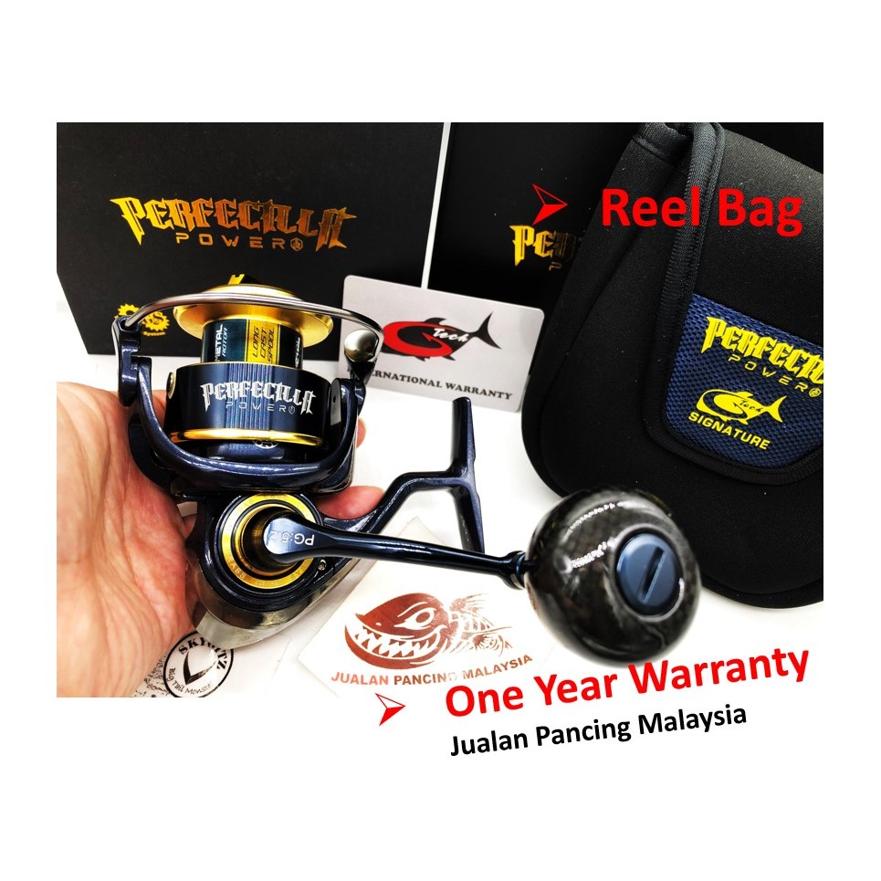 GTECH FISHING REEL GTECH PERFECTLLA POWER SWA 4000PG, 4000HG REEL ,1 ...