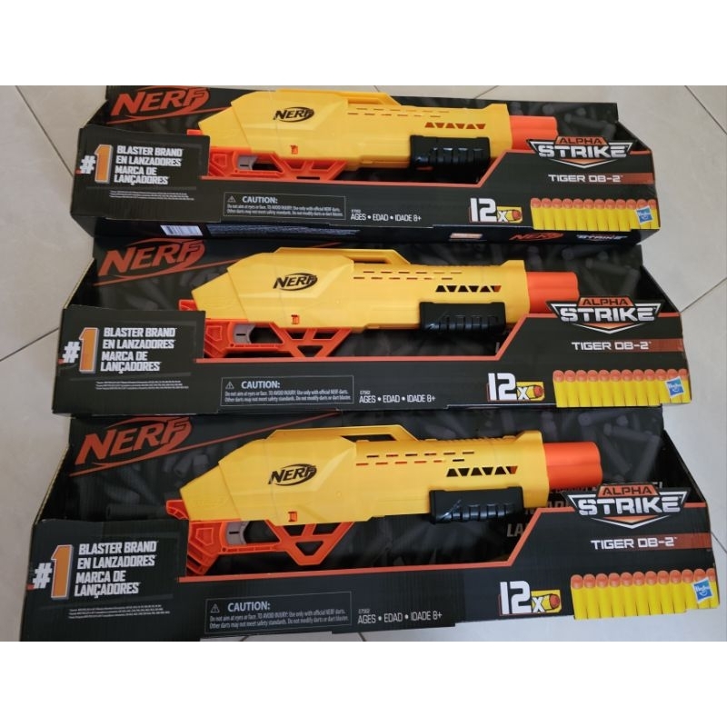 Nerf Gun Alpha Strike Tiger DB-2 (Original) | Shopee Malaysia