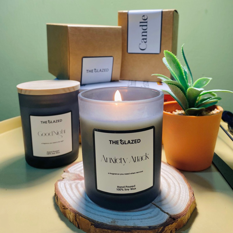The Glazed Scented Candle Soy Wax 200g For Situational Aromatic Home ...