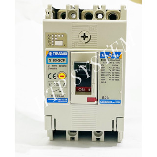TERASAKI S100SF & S160SCF 15A/20A/30A/40A/50A/60A/75A/100A 3P 10KA 25KA MCCB | Shopee Malaysia