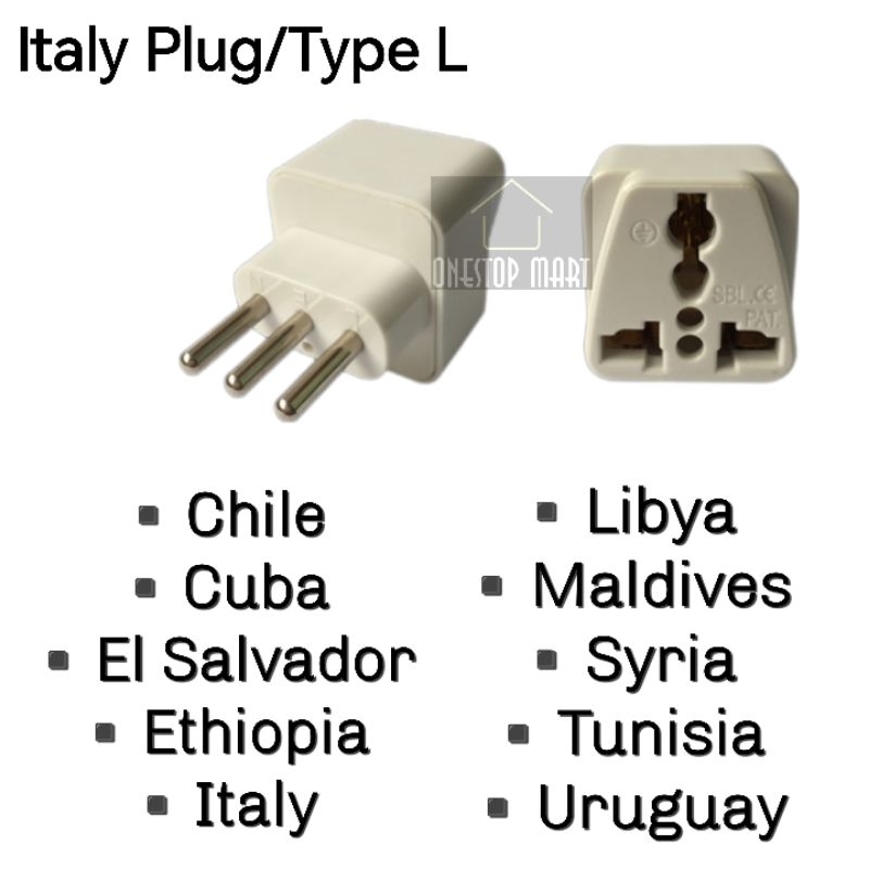 UNIVERSAL ADAPTOR TRAVELLING SOCKET PLUG AFRICA BRAZIL GERMANY ...