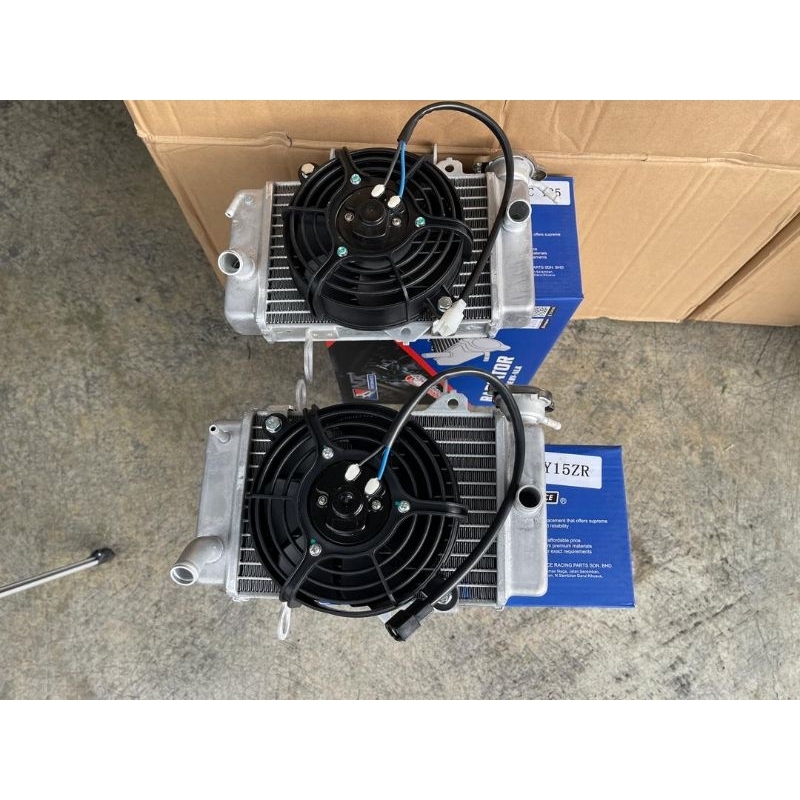 NLK Racing Big Radiator 450ML With Super Big Fan Yamaha LC135 / Y15ZR ...