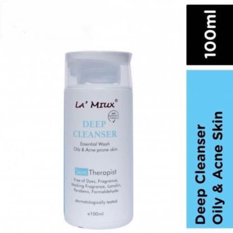 Lamiux Skin Therapist Deep Cleanser Essential Wash 100ml (New Packaging ...