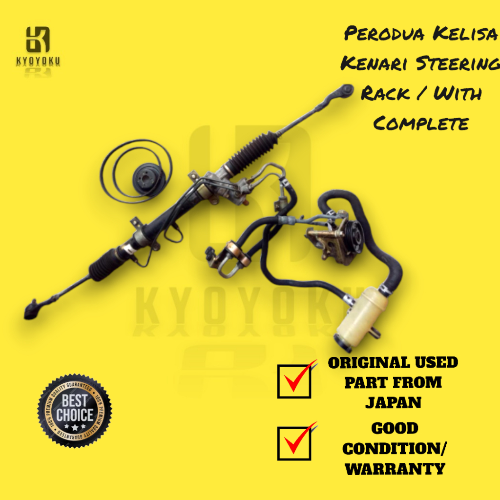 KYOYOKU - Steering Rack Perodua Kelisa Kenari Steering Rack Steering ...