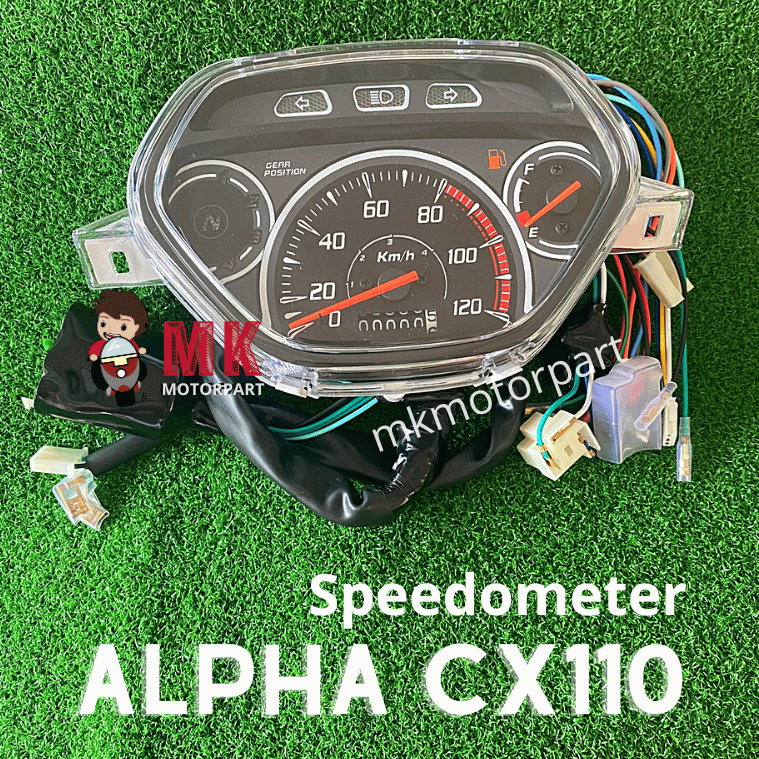 Honda Wave ALPHA CX110 V1 V2 Meter Assy [ KICK ] Wave110 CX Alpha New ...