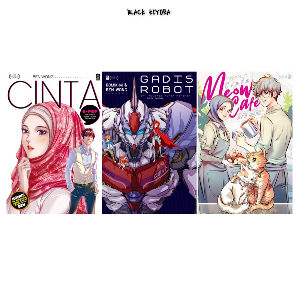 KOMIK-M | KOLEKSI KOMIK TERBAIK BEN WONG | CINTA K-POP, GADIS ROBOT, CINTA MEOW CAFE | BEN WONG ...
