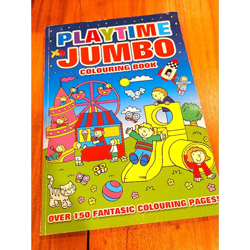 Playtime Jumbo Colouring Book Over 150 Fantastic Colouring Pages For ...
