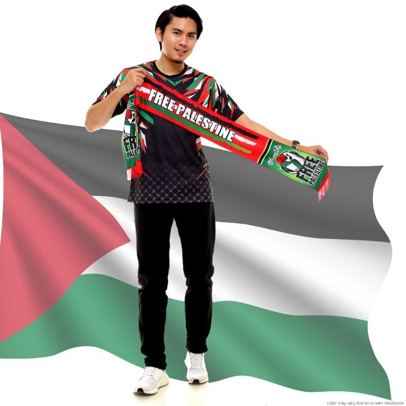 MAFLAR DAN BENDERA PALESTINE FLAG MUFFLER | Shopee Malaysia