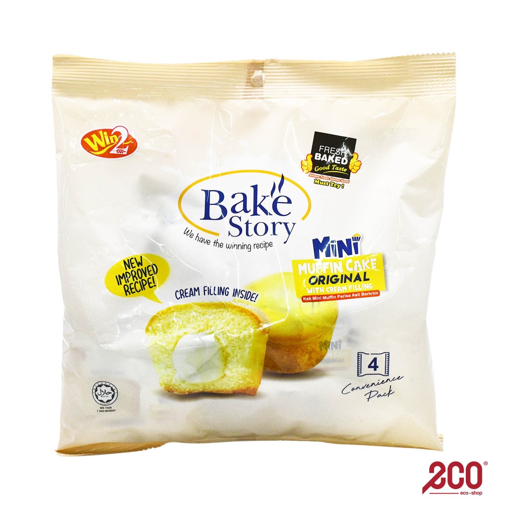 Win2 Bake Story Original Mini Muffin Cake With Cream Filling (4S x 20g ...
