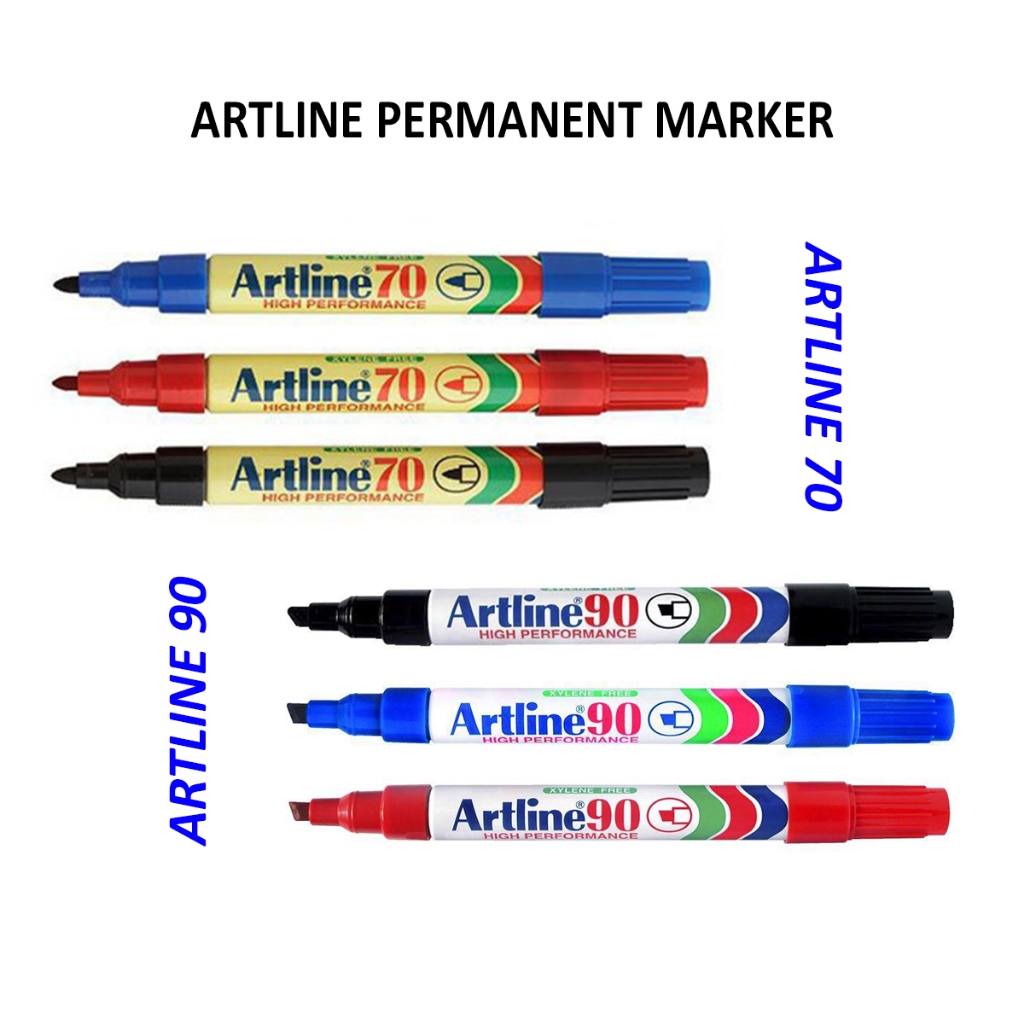 ARTLINE Permanent Marker 70/90 - RM3.30/pcs | Shopee Malaysia