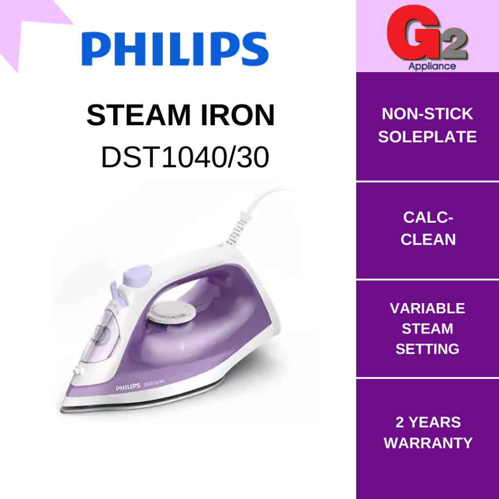 Philips [Authorised Dealer] 1000 Series Steam Iron DST1040/30-Philips ...