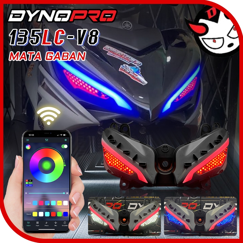 DYNOPRO LC135 FI V8 MATAGABAN PILOT LIGHT LED EAGLE EYE LC135 V8 FI MATA GABAN SIGNAL POSITION ...