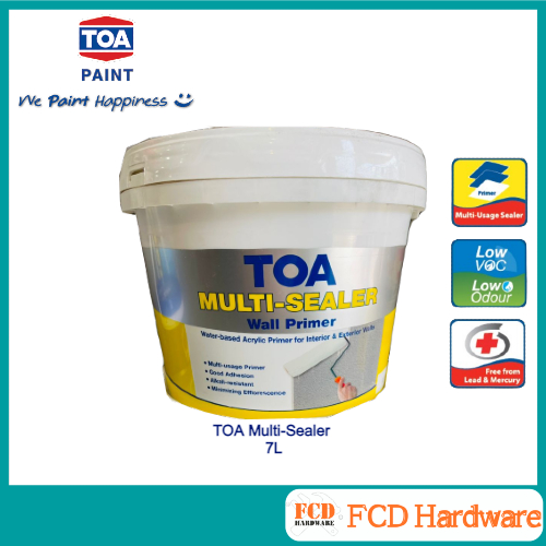 TOA Multi-sealer 7liter White WALL PRIMER / acrylic water-based wall ...
