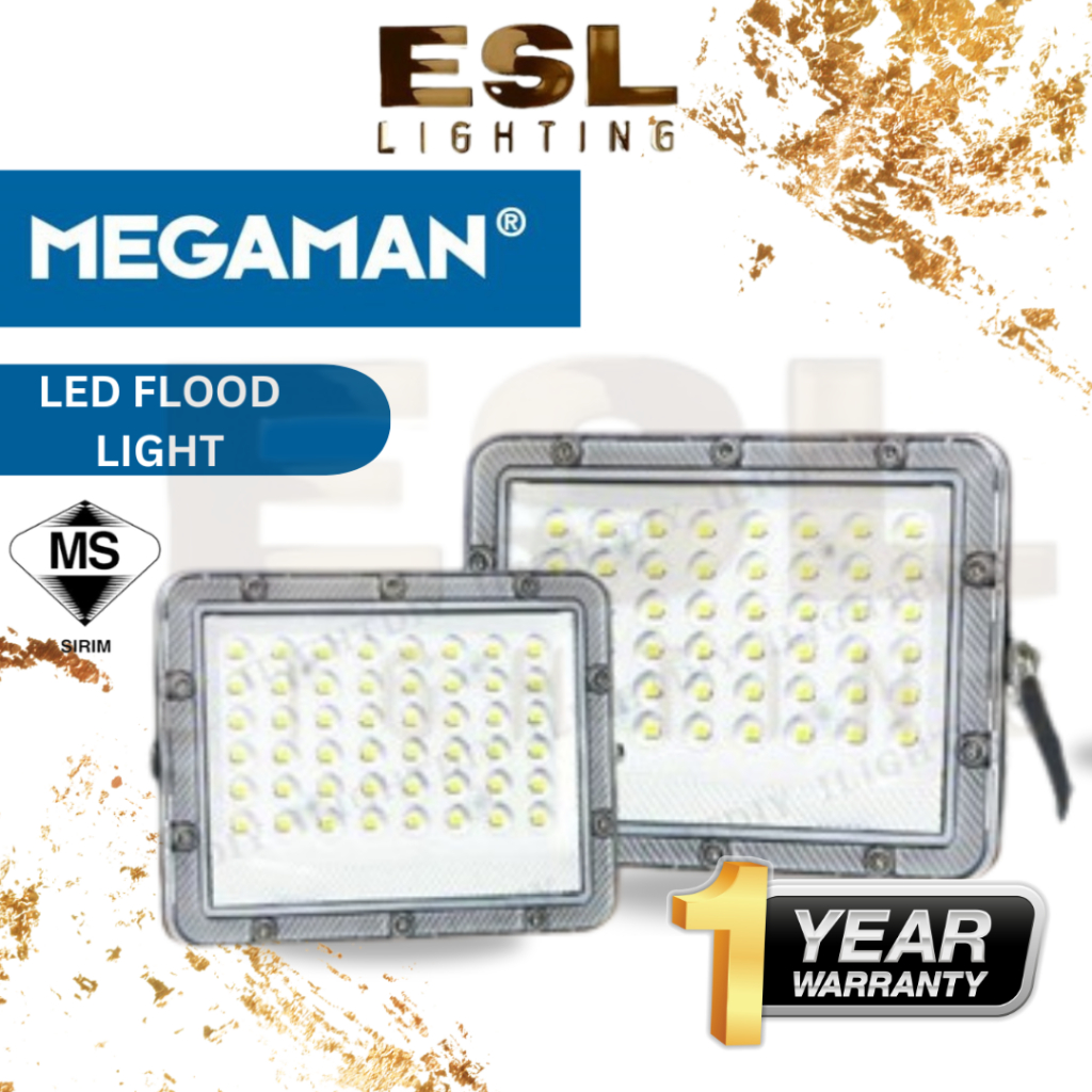 ESL LIGHTING MEGAMAN 10W/30W/50W LED Flood Light IP65 OUTDOOR LED ...