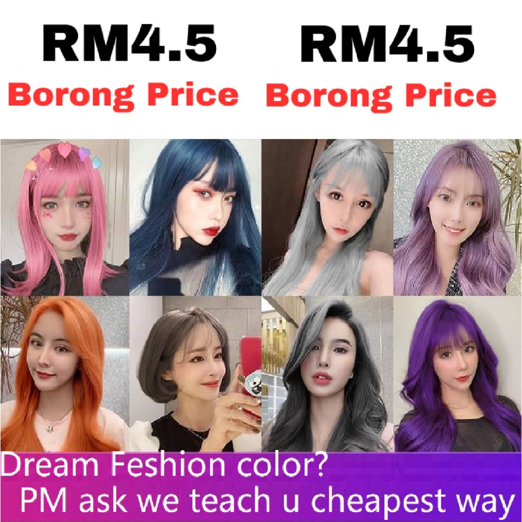 Hair dye/Rambut pewarna /Hair Colour Cream 100ml Hair Dye Pewarna ...