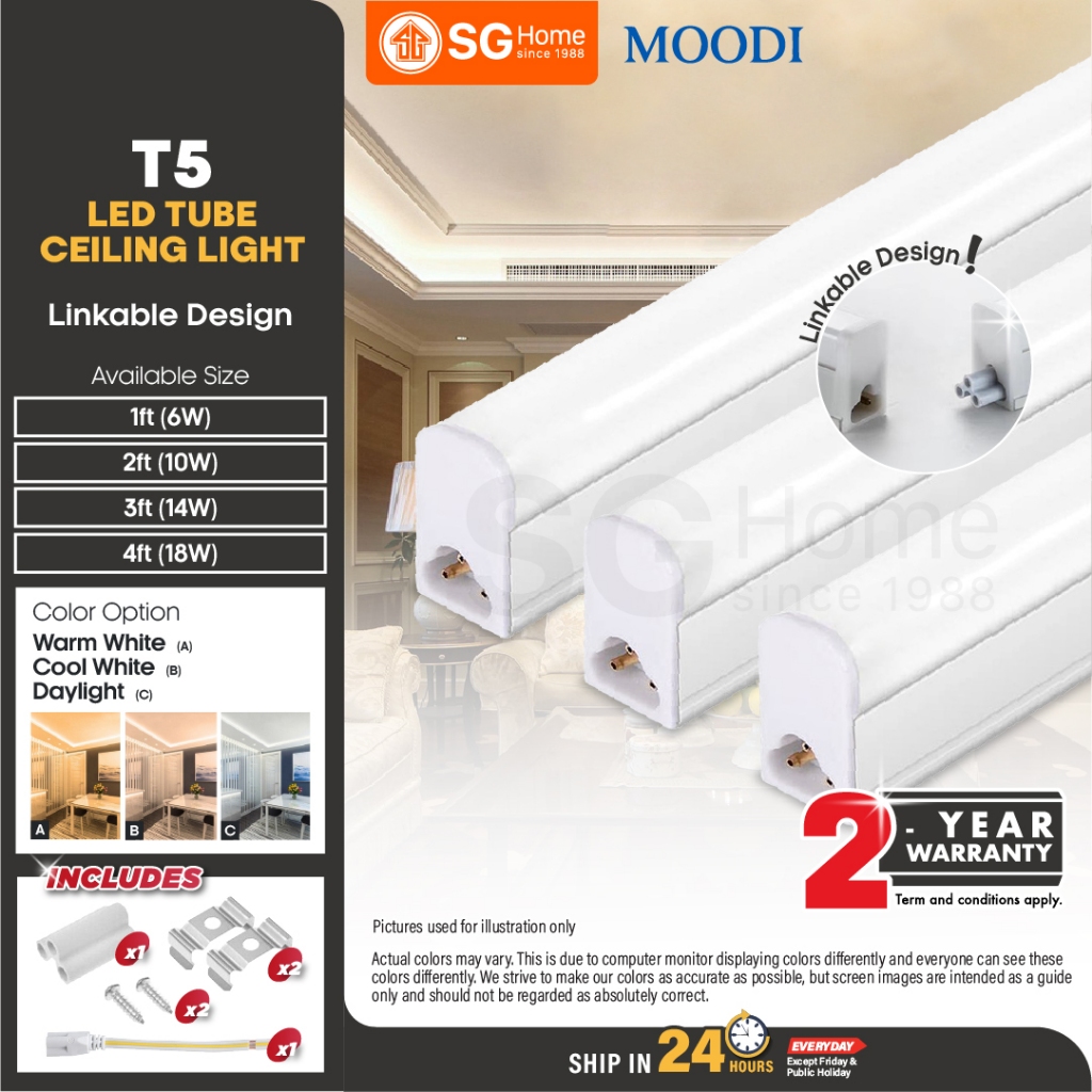 Moodi T5 LED Tube Light Ceiling Light Plaster Ceiling Light Backlight Ceiling Plaster Siling ...