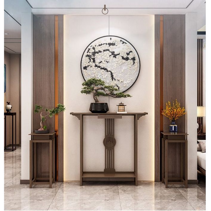 LKL 4 feet Solid Top Console Table / 4 kaki kayu solid top meja ...