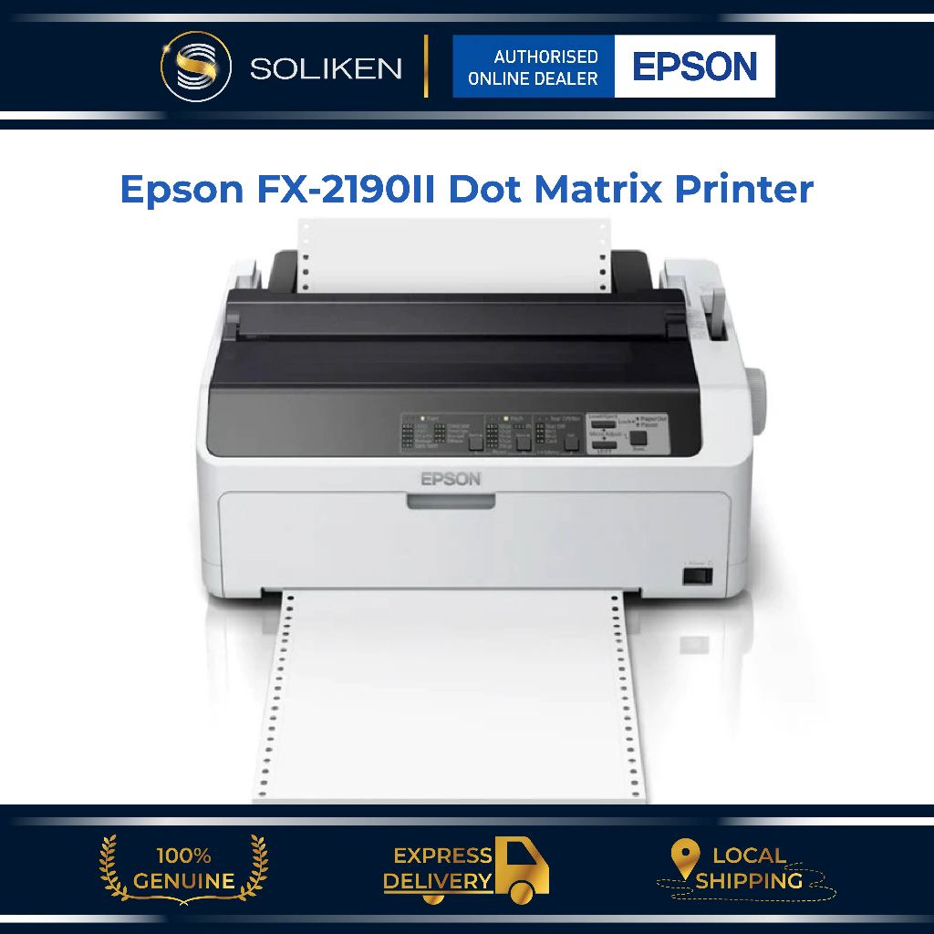 Epson FX-2190II 9-Pin Dot Matrix Printer (9-Pin ,136 columns, Up to ...