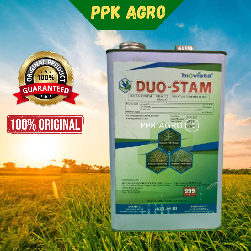 4L Duo-Stam EC BIOVISTA / Racun Rumput di Petak Sawah Padi/ Propanil ...
