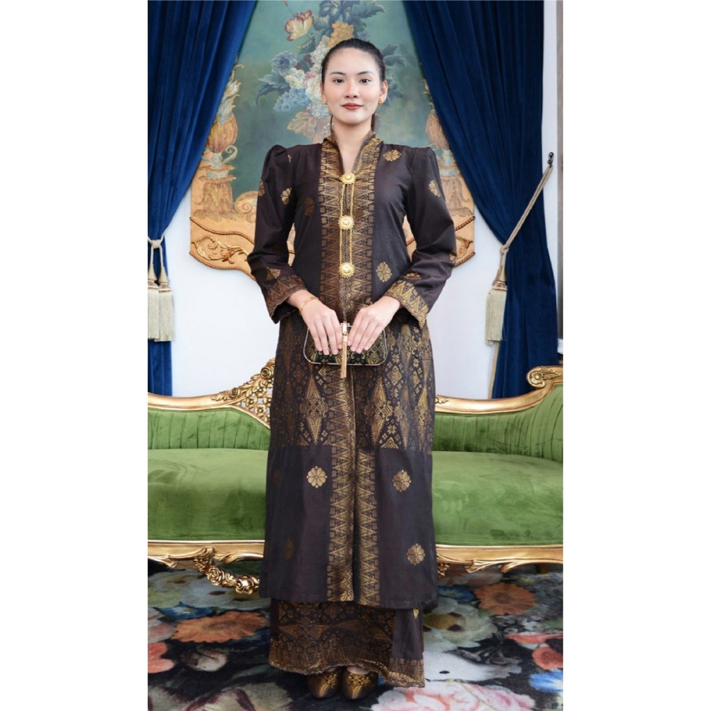 KEBAYA EXCLUSIVE LABUH PLUS SIZE SONGKET KEDAH 3XL-7XL | COTTON 100% ...