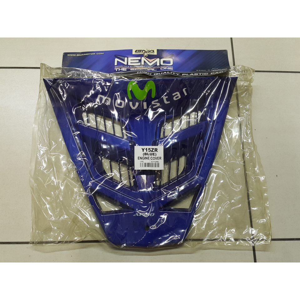 YAMAHA Y15ZR ENGINE COVER MOVISTAR SPECIAL EDITION | Shopee Malaysia