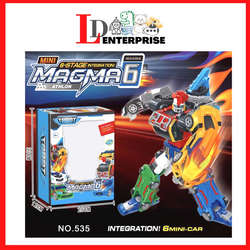 [LD]MINI ROBOT MAGMA 6 ATHLON TORNADO ALPHA BETA THETA ROCKY VALKAN ...