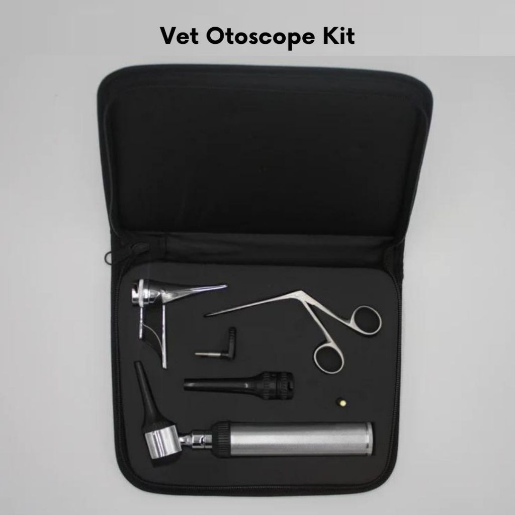 Professional LED Veterinary Operating Otoscope Kit with Hartmann ...